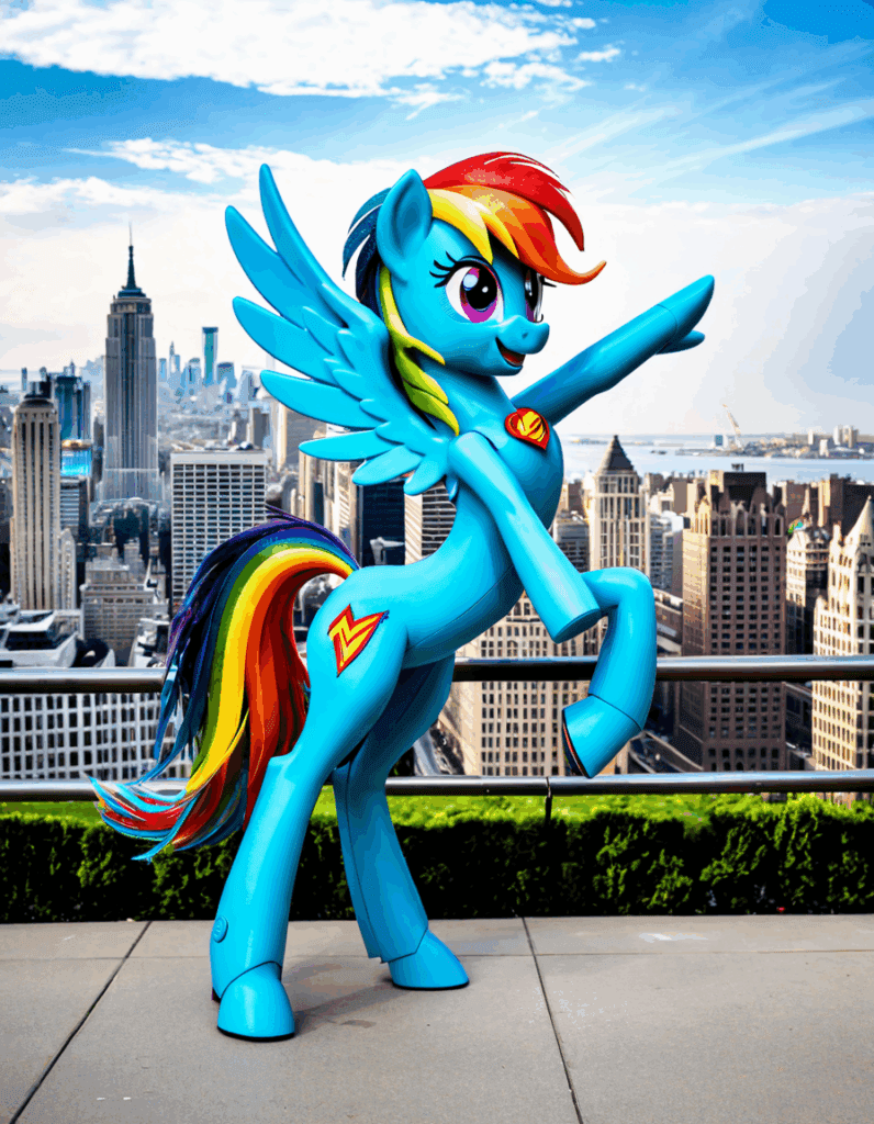 Mlp Rainbow Dash The Daring Hero Of Equestria